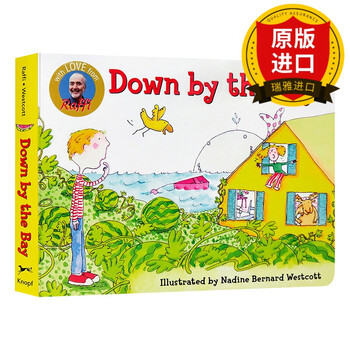 在那海湾边 英文原版绘本 Down by the Bay沿着海湾 儿歌童谣 唱读系列 幼儿英语启蒙亲