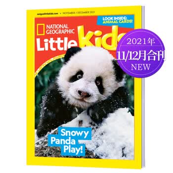 【单期可选/4本惊喜价】National Geographic Little Kids 美国国家杂志幼儿版 2022年/2021年月刊 3-6岁幼儿英语英文杂志 2021年11/12月合刊