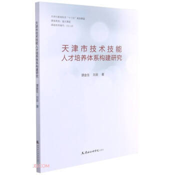 天津市技术技能人才培养体系构建研究【保证正版】