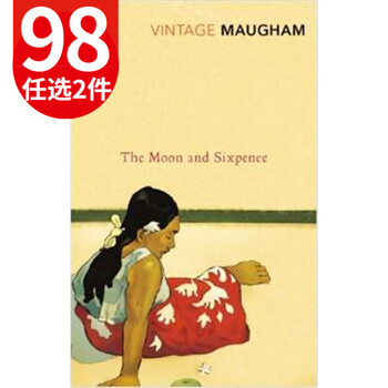 月亮和六便士 英文原版 The Moon and Sixpence 进口书籍毛姆代表作 英国莫泊桑