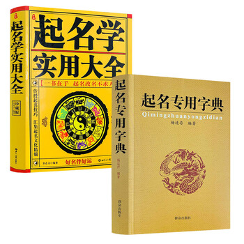 包邮正版 起名专用字典+起名学实用大全 杨适存  宝宝起名 姓名学 数理 吉凶简表 专为取名起名书籍