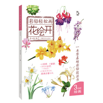 正版 彩铅轻松画—花绘开9787540150884