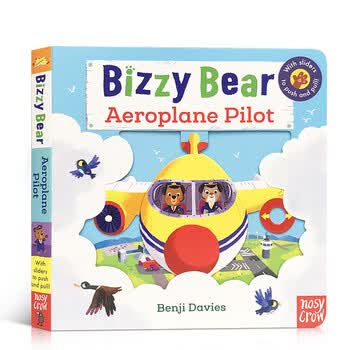 100元选5件小熊很忙系列恐龙乐园Bizzy Bear: Dinosaur Safari绘本忙碌的小 小熊第5辑:小小飞行员