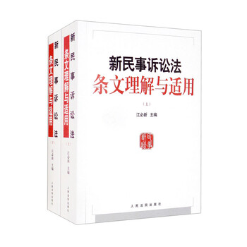 新民事诉讼法条文理解与适用（套装上下册） 民事类