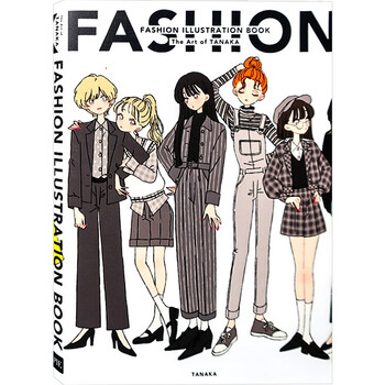 【日文画册】FASHION ILLUSTRATION BOOK 日本日式时尚服装服饰插画集书籍