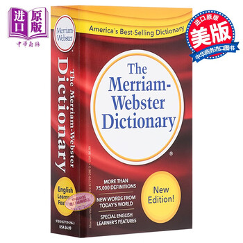 韦氏小红字词典 红色Merriam Webster Dictionary 英文原版