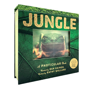 英文原版 Jungle A Photicular Book 丛林动物 3D立体动画书 少儿英语启蒙