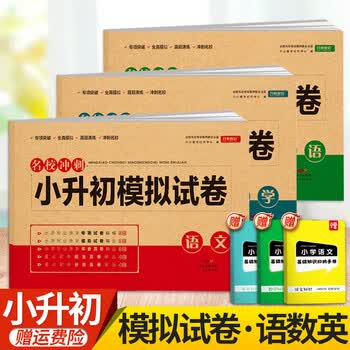 2021新小升初真题语文数学英语试卷人教版小学毕业升学总复习模拟卷小升初期末练习题 小升初模拟试卷—语数英三本