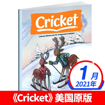 Cricket蟋蟀王国杂志2022/2021年【单本多期可选】英文原版蟋蟀童书9-14岁儿童文学故事阅读期刊 Cricket蟋蟀王国杂志2021年1月