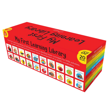 预售 儿童早教认知启蒙单词纸板书 20册礼品套装 My First Complete Learning Library: Boxset