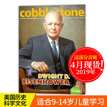 【送部分音频】Cobblestone 鹅卵石 美国儿童英语课外阅读期刊9-14岁青少年历史读物杂志 2019年4月刊