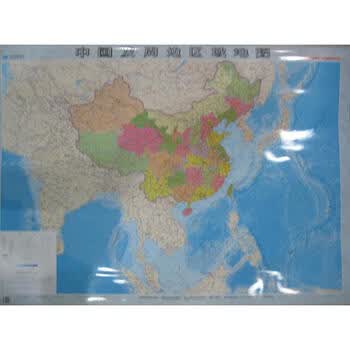 中国及周边区域地图
