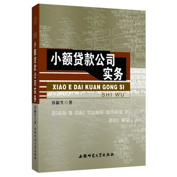 小额贷款公司实务【正版图书，售后无忧】