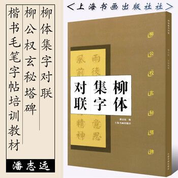 正版柳体集字对联 中国对联集字字帖系列 柳公权玄秘塔碑 柳体楷书毛笔书法字帖临摹入门基础训练教程 上