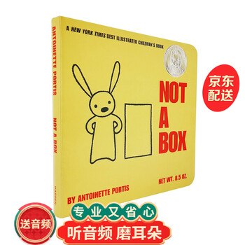 英文原版绘本Not a Box Board Book不止是个盒子 吴敏兰书单 苏斯奖 创意培养纸板#