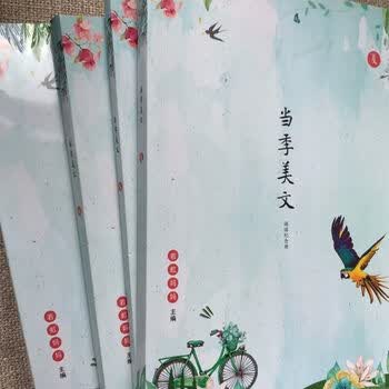 现货秒发四季美文当季美文2021修订版 春夏秋冬4本 彩色道林 绿色清新版