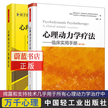 心理动力学疗法 临床实用手册 第二版+心理动力学个案概念化 2册 心理动力学疗法详解 心理学书籍