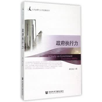 政府执行力/公共治理与公共政策丛书