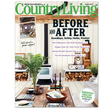 【单期可选】Country Living 乡村生活 2021年月刊 美国家居设计软装饰品杂志 2021年3月刊