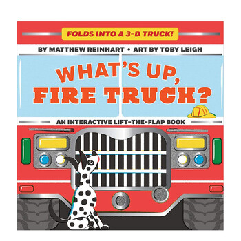 【现货】What’s Up, Fire Truck 立体搭建书：消防车 低幼亲子益智游戏书绘本