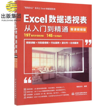 Excel数据透视表从入门到精通(微课视频版)