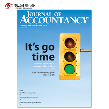Journal of Accountancy 会计工作杂志 2020年1月刊 2020年1月刊