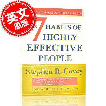 预售 高效能人士的七个习惯 30周年版 英文原版 The 7 Habits of Highly Effective People 肖恩·柯维 Sean Covey