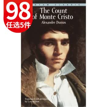 基督山伯爵英文原版小说英文版The Count of Monte Cristo大仲马名著小说 英文原版书 进口英文小说 世界经典名书