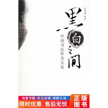 正版 黑白之间:中国书法审美文化 崔树强 著