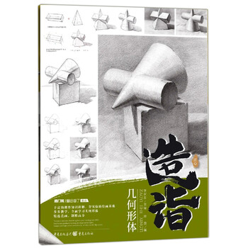 造诣几何形体零基础素描入门铅笔画石膏课本美术初学素描石膏体结构明暗步骤照片对画训练书籍