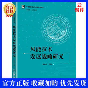 2021新书 风能技术发展战略研究 黄其励 风电功率预测风能资源评估  风力发电装备大型风电机组整机