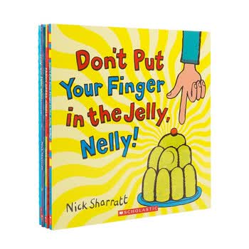 凯迪克图书 点读版 Nick Sharratt 4册 创意脑洞·游戏绘本套装  英语启蒙 支持毛毛虫笔点读 英文原版