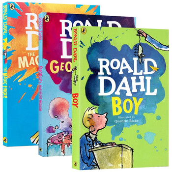 罗尔德达尔Roald Dahl青少年阅读MAGIC FINGER魔法手指等3册套装英文原版