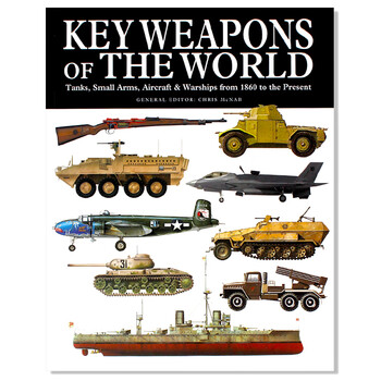 现货包邮 Key Weapons of the World 1860年至今世界上重型武器视觉解析 海陆空多方位重型武器展示解说 英文原版