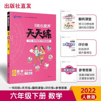 2022春核心素养天天练 六年级下册 数学 人教版 （全彩版）