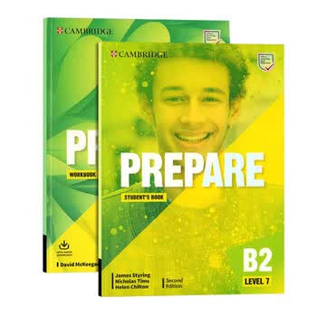 剑桥KET/PET/FCE考试教材Prepare7级别套装 主课本+练习册 英文原版