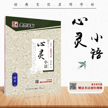 墨点字帖楷书练字高中小学儿童楷书字帖钢笔字帖成年楷书入门基础训练大学生硬笔书法练字本大开本心灵小语荆霄鹏楷书字帖