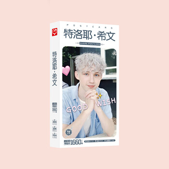 戳爷海报 2021全新Troye Sivan特洛伊希文明信片高清墙贴周边挂画 明信片一盒 海报43X29cm 一套8张