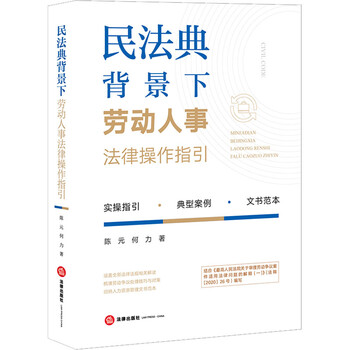 民法典背景下劳动人事法律操作指引 图书