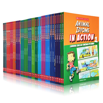 【大全套】学乐 Scholastic In Action  Words/Idioms/Phrases 42册 图解英语口语对话学习漫画版 英文原版