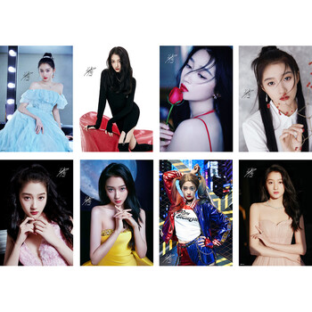 关晓彤海报 全新甜蜜暴击高清写真壁纸墙贴挂画一套8张 E款 明信片