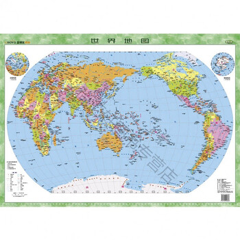 B金博优图典 世界地图 世界政区 翡翠版 对开