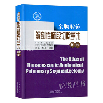 全胸腔镜解剖性肺段切除手术图谱 肺叶的肺段切除及部分肺亚段切除参考书籍 临床人体解剖学参考书