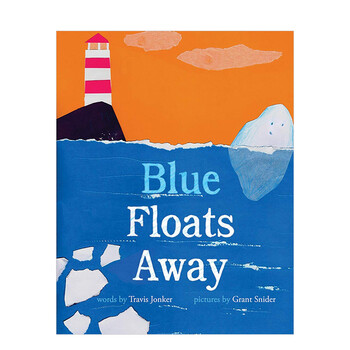 现货小蓝漂啊漂【Grant Snider插画师】Blue Floats Awa  英文原版 3-6岁