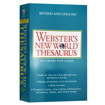Webster's New World Thesaurus 英文原版 韦氏新世界英语同义词词典 美语