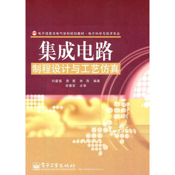 集成电路制程设计与工艺仿真 刘睿强 袁勇 林涛 电子工业出版社
