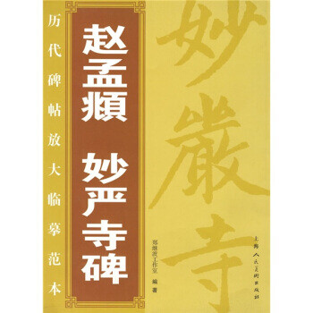 赵孟頫妙严寺碑 郑继波工作室 著