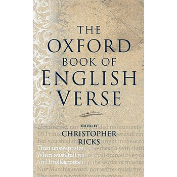 The Oxford Book of English Verse 牛津英诗选集