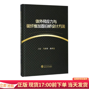  体外预应力与碳纤维加固旧桥设计方法马铁伟9787307196629 武汉大学出版社