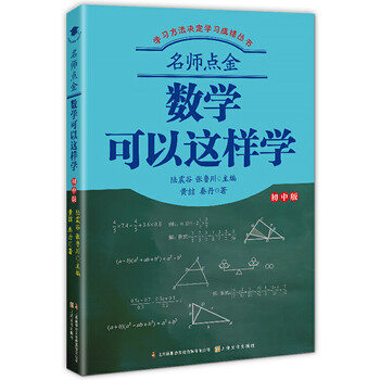 名师点金 数学可以这样学 初中版 中学生学习方法书籍 初中123一二三年级 高效学习方法指导丛书 初